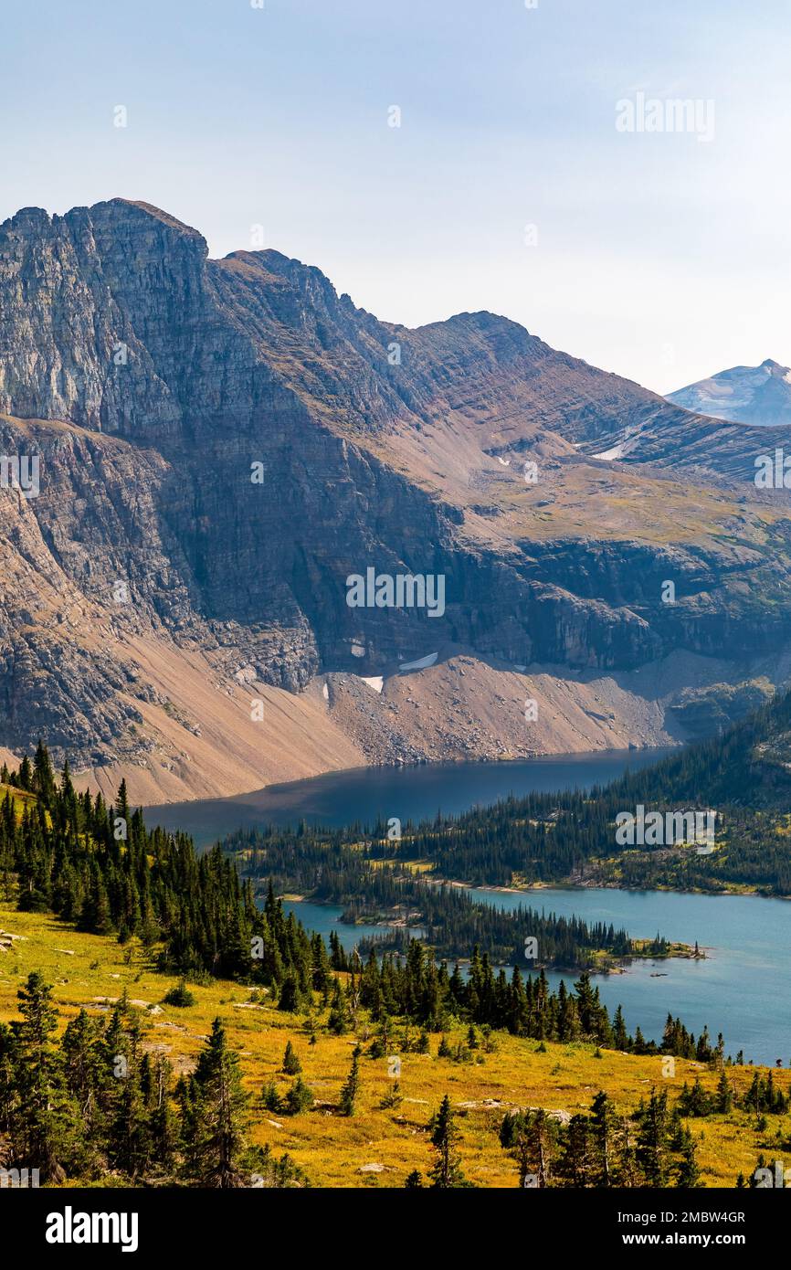 Shot hidden lake glacier national hi-res stock photography and images ...