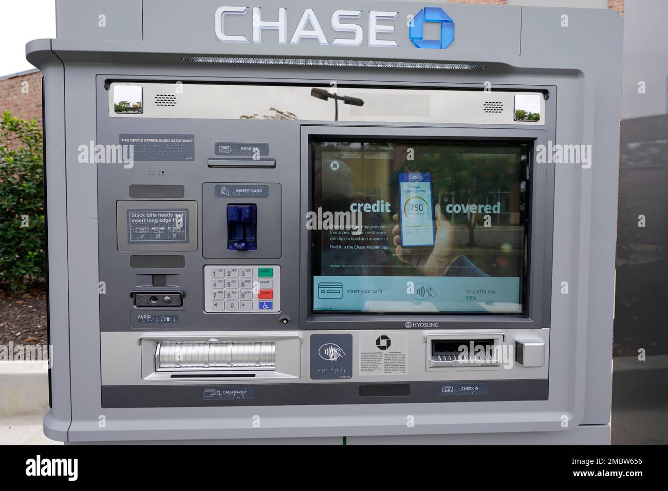 A Chase bank drive up ATM in Richmond, Va., Wednesday, June 2, 2021 ...
