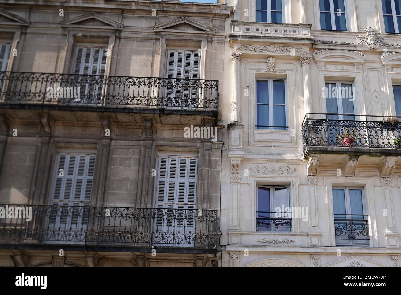 before and after comparison of clean building facade versus wash clean ...