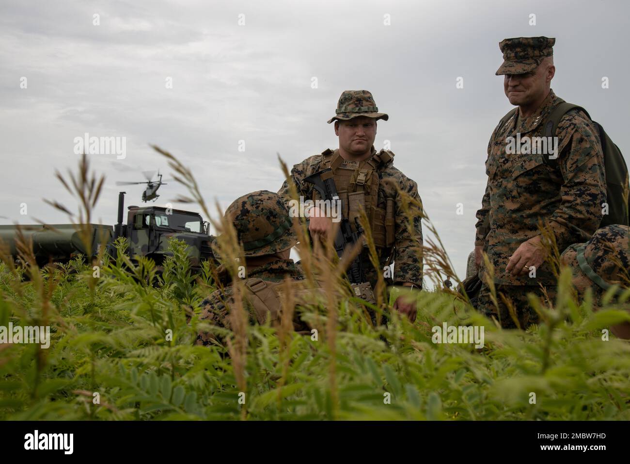 U.S Marine Corps Lt. Gen. David Bellon, Commander of Marine Forces ...
