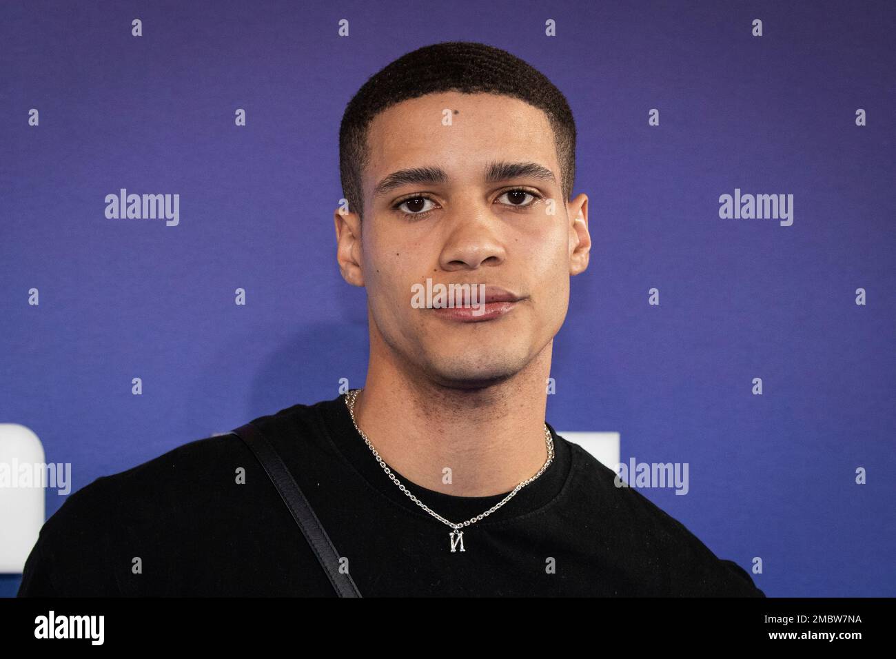 Nathan Soan Mngomezulu poses for photographers upon arrival at the ...