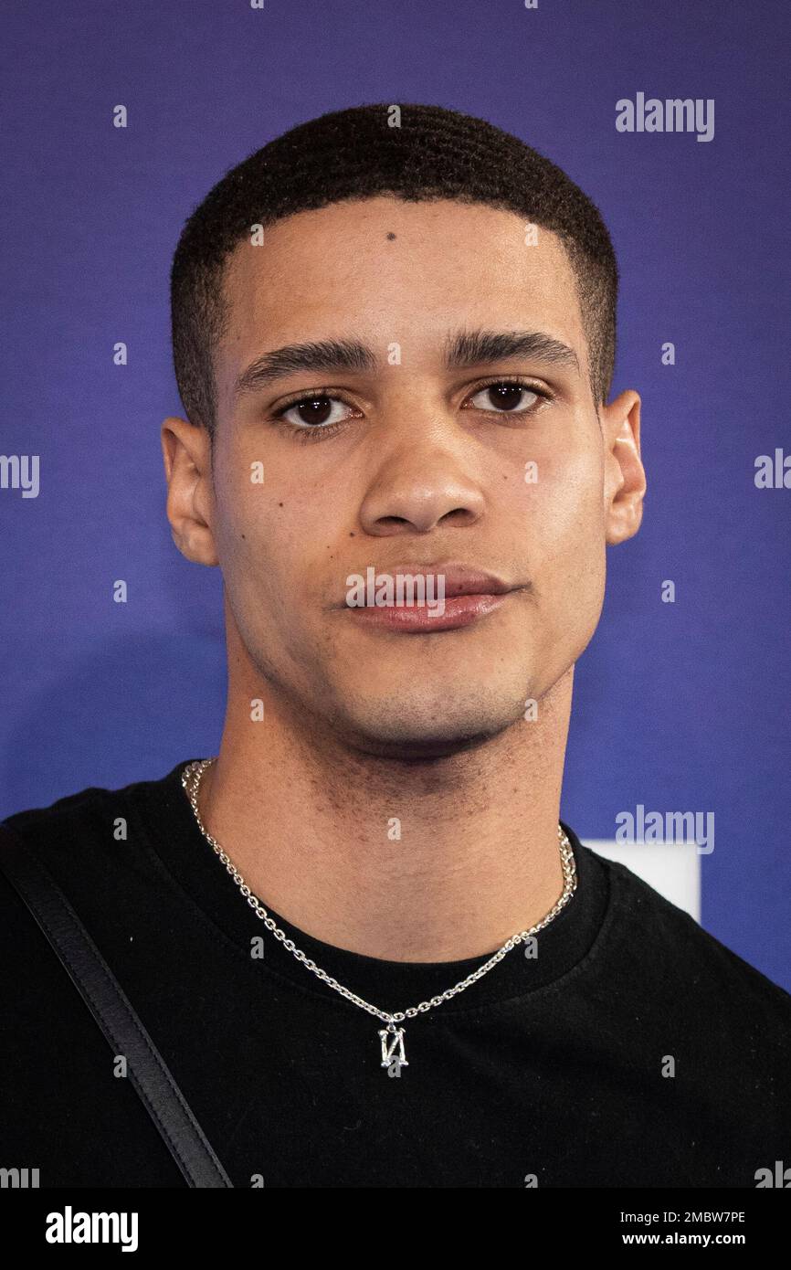 Nathan Soan Mngomezulu poses for photographers upon arrival at the ...