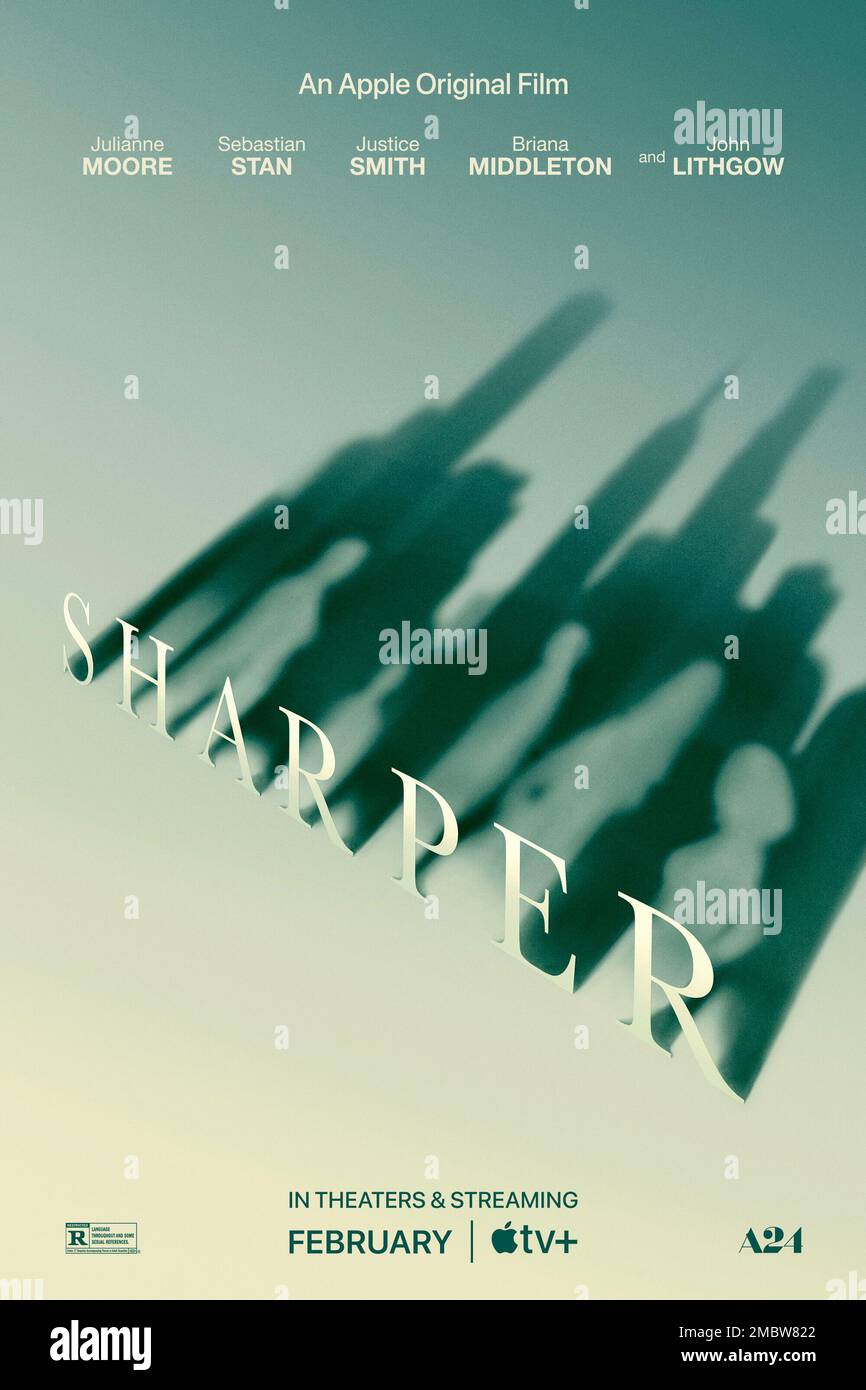 SHARPER (2023), directed by BENJAMIN CARON. Credit: Picturestart / A24 / Apple TV+ / Album Stock ...