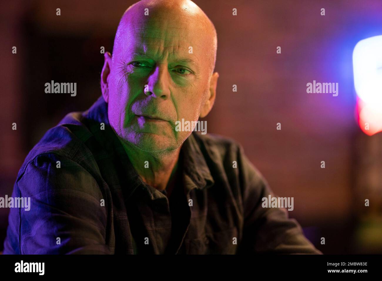 BRUCE WILLIS in DETECTIVE KNIGHT: ROGUE (2022), directed by EDWARD ...