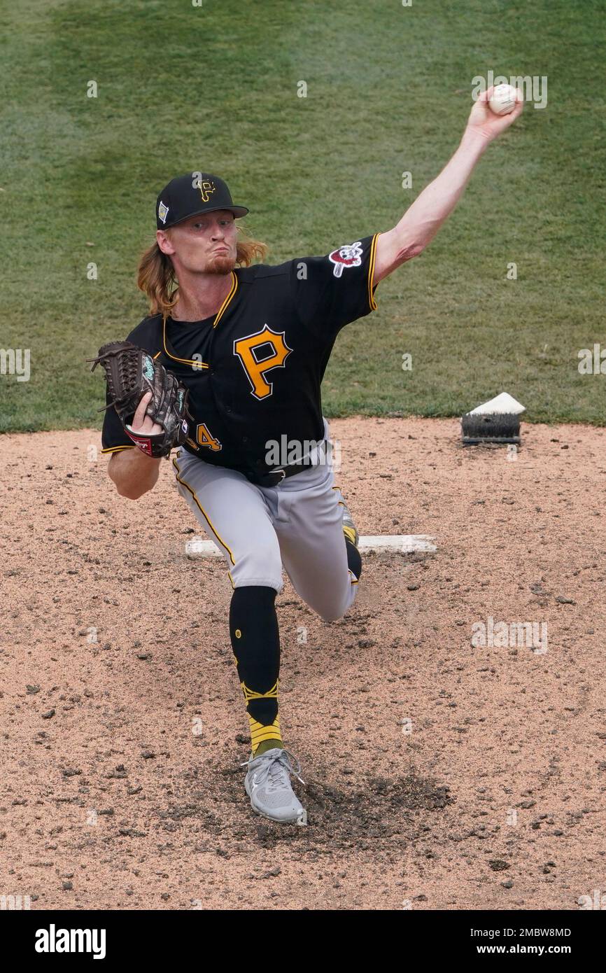 Pittsburgh Pirates' Sam Howard pitches against the Detroit Tigers in ...