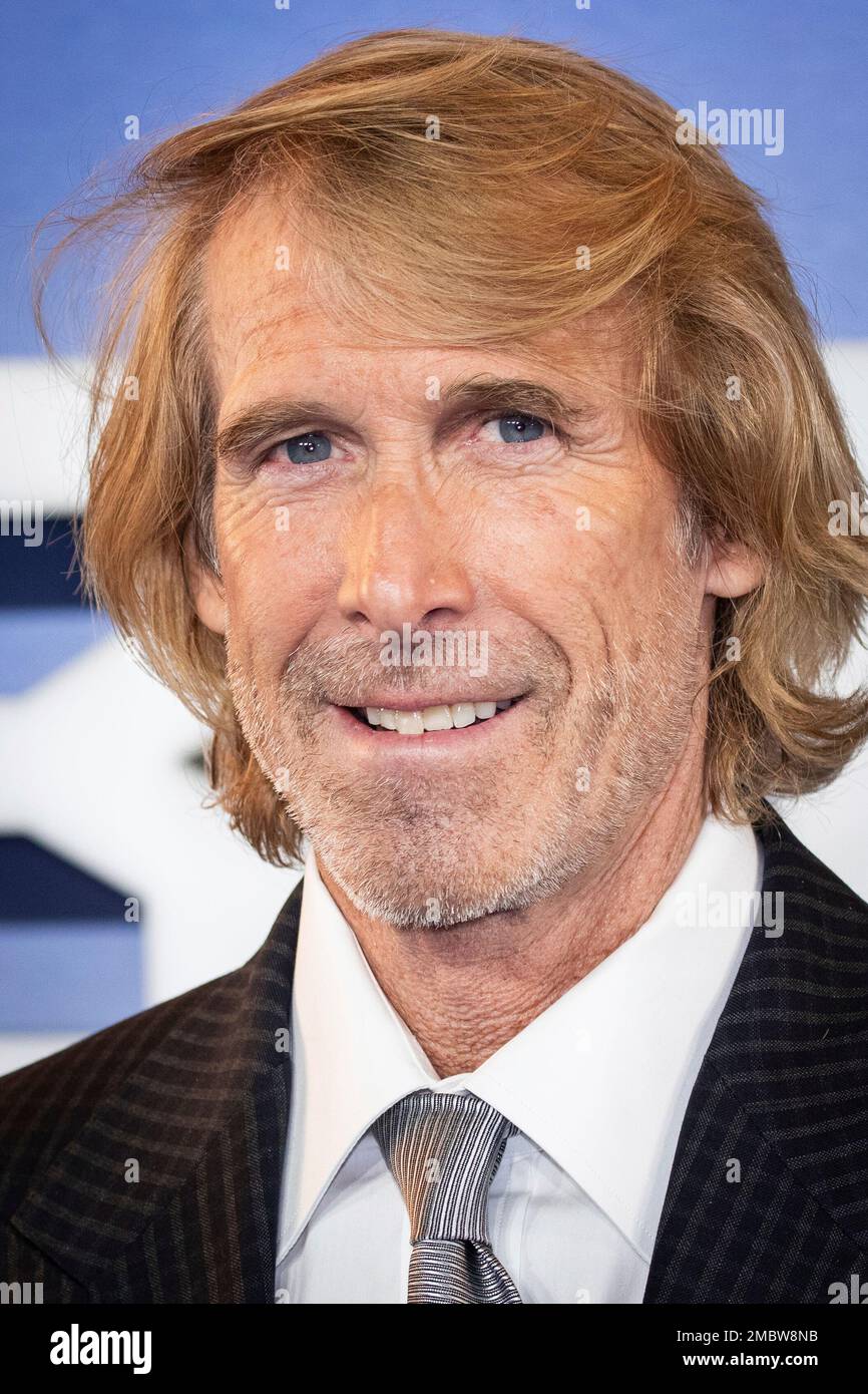 Michael Bay poses for photographers upon arrival at the premiere of the ...