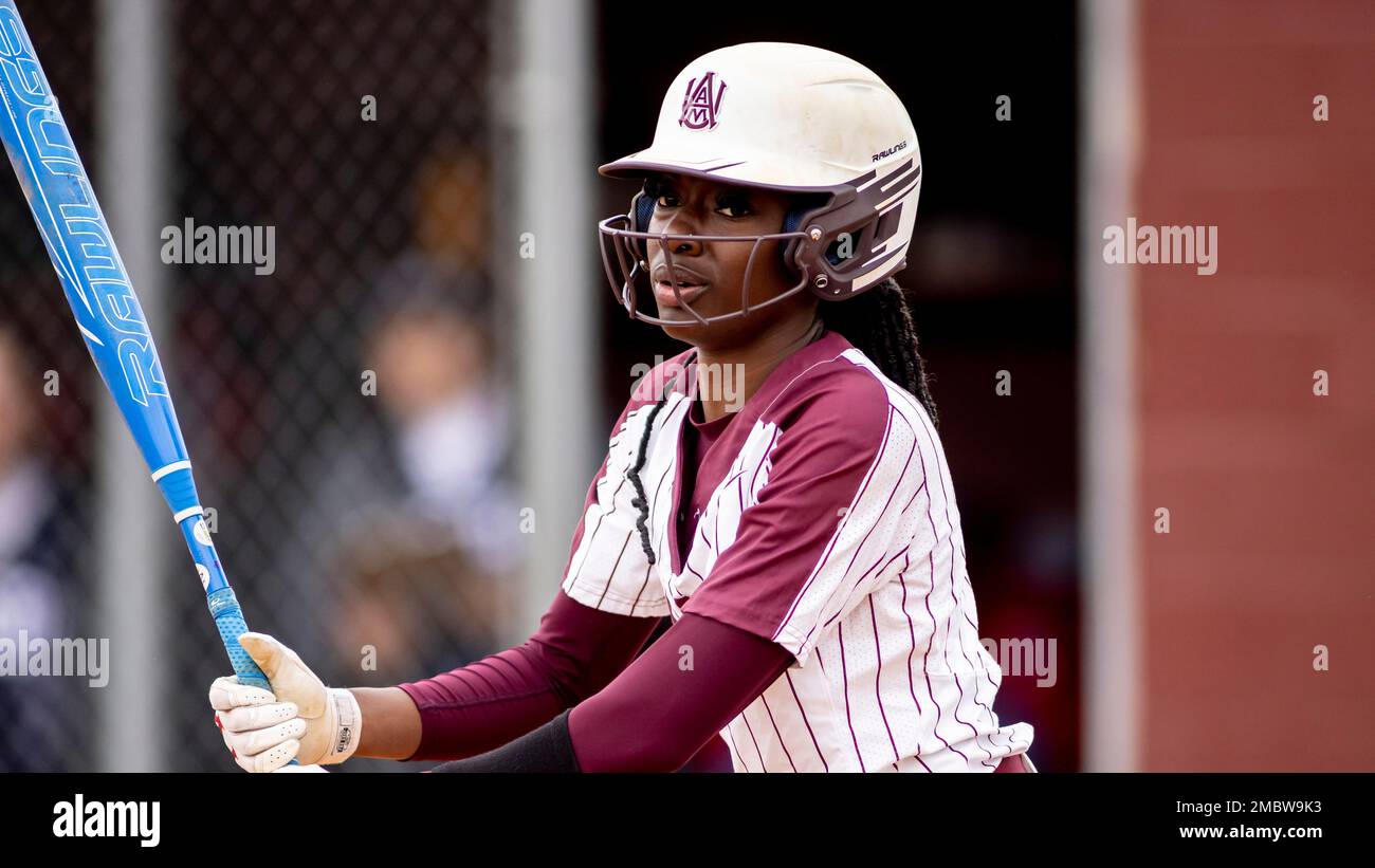 Alabama A&M utility Da'Nijah Wade (2) during an NCAA softball game on ...
