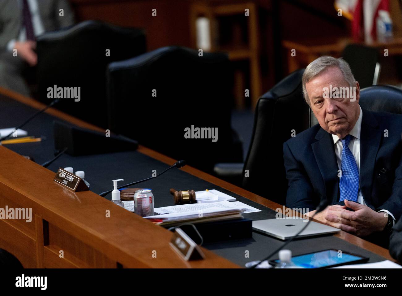 Chairman Sen. Dick Durbin, D-Ill., appears during Supreme Court nominee ...