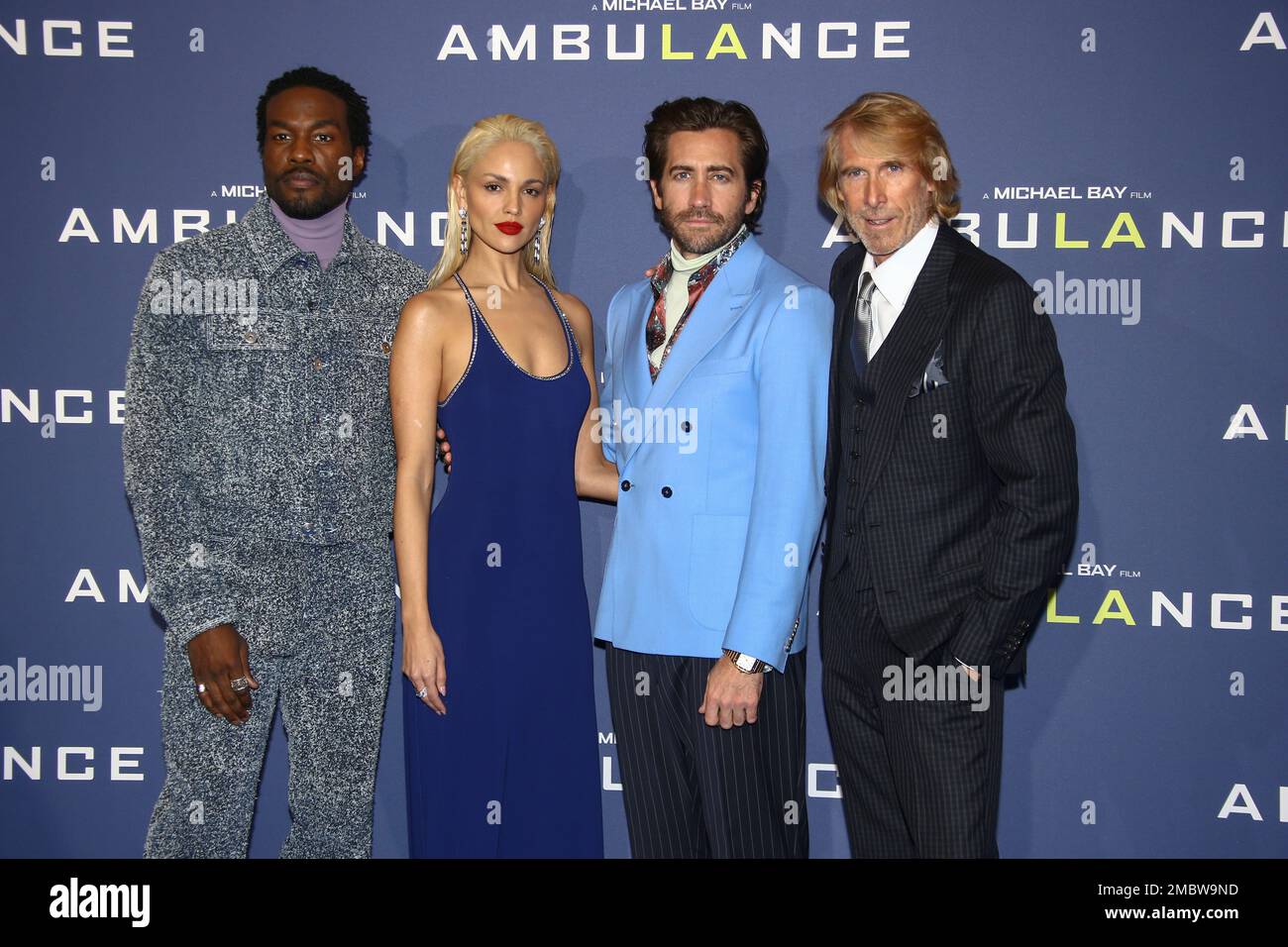 Yahya Abdul-Mateen II, from left, Eiza Gonzalez, Jake Gyllenhaal and ...
