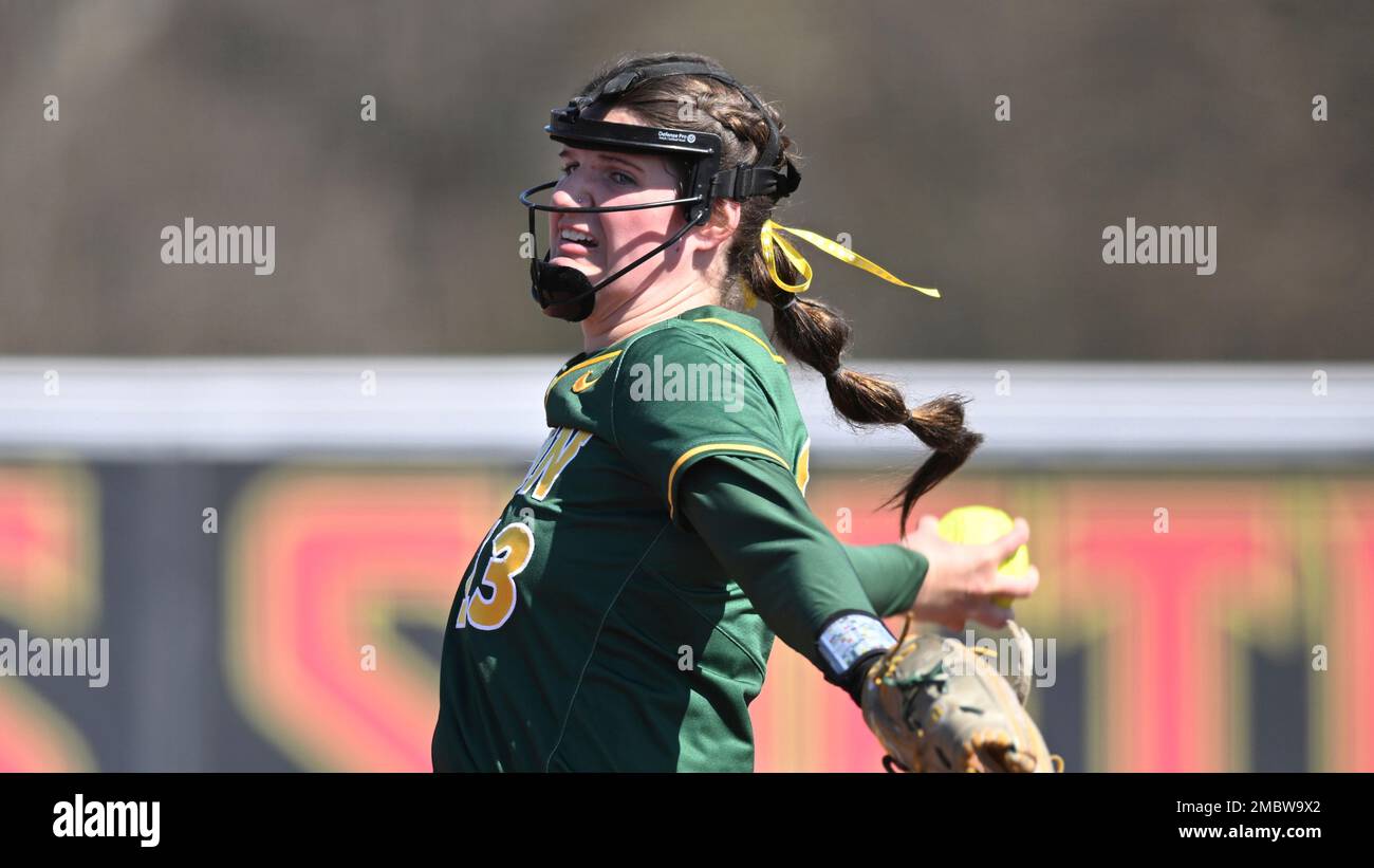North Dakota St pitcher Lainey Lyle during an NCAA softball game on ...
