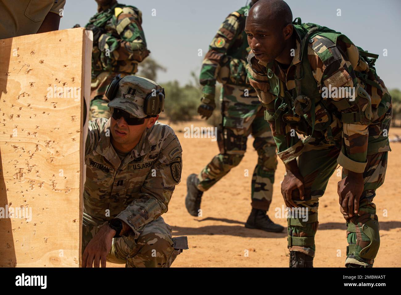 U.S. Army Cpt. Caleb Pittman, with Maneuver Company Advisor Team, 2nd ...