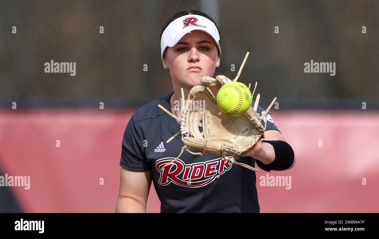 Jessie Niegocki (1) of the Rider Broncos in action against the Wagner ...