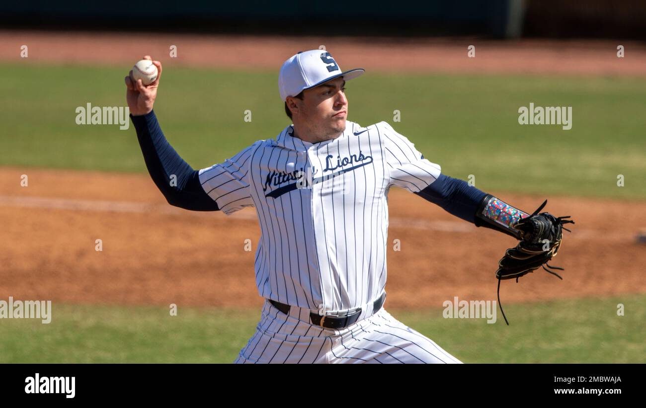 Penn State's Steven Miller (21) pitches during an NCAA baseball game on ...