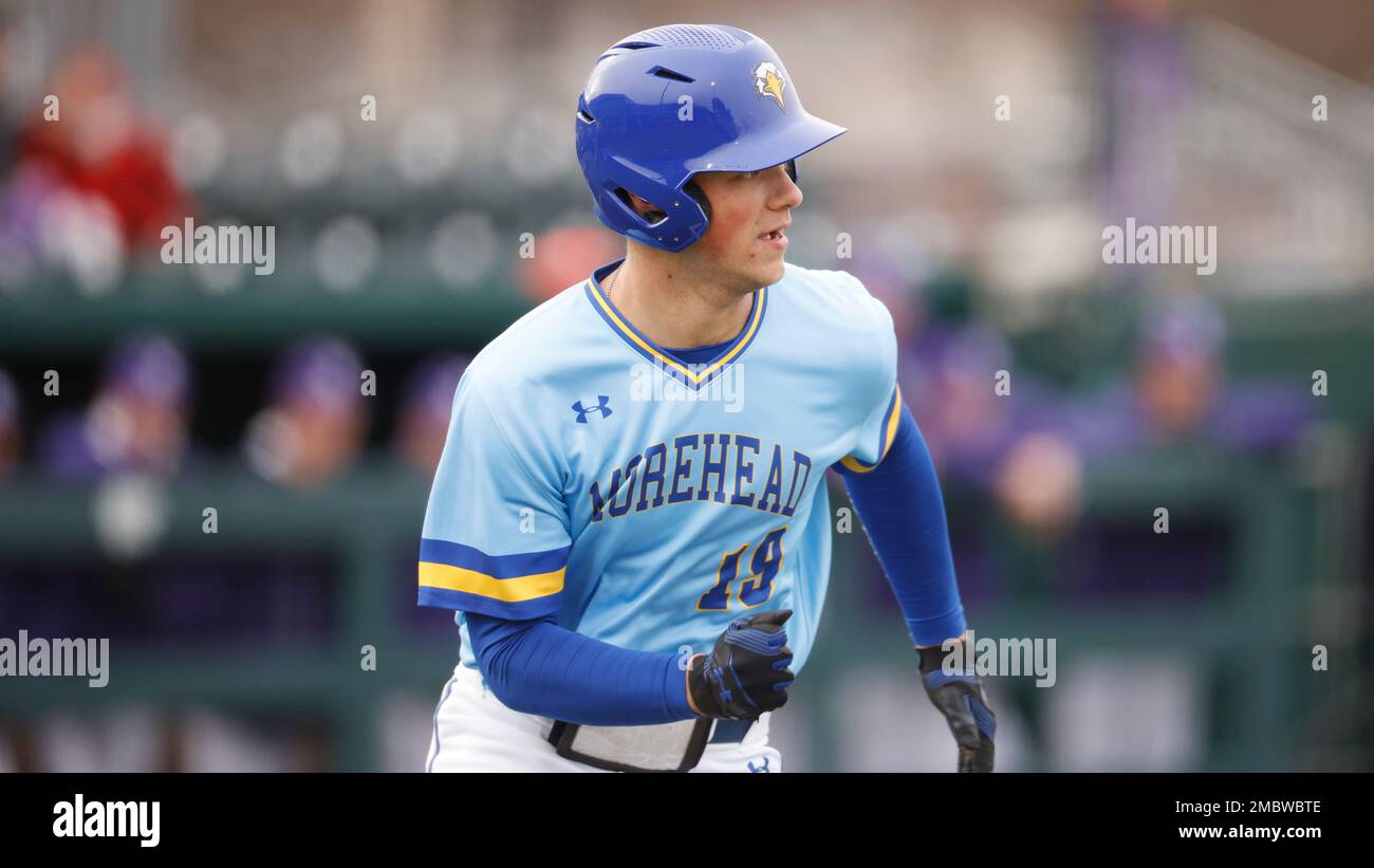 Morehead State's Roman Kuntz during an NCAA college baseball game on ...