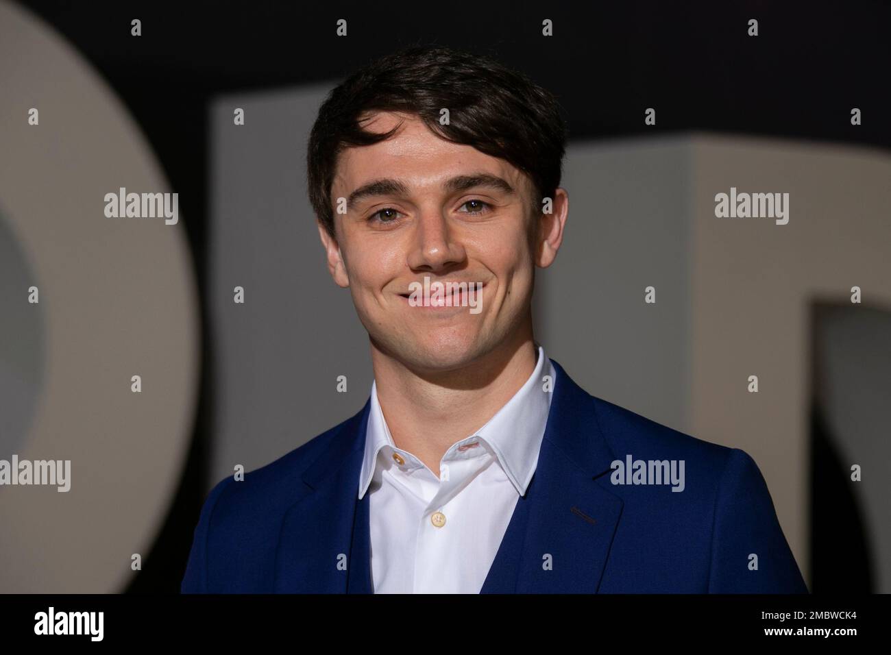 Calum Lynch poses for photographers upon arrival at the World premiere ...