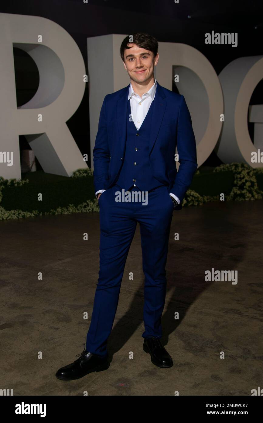 Calum Lynch poses for photographers upon arrival at the World premiere of season 2 of the ...