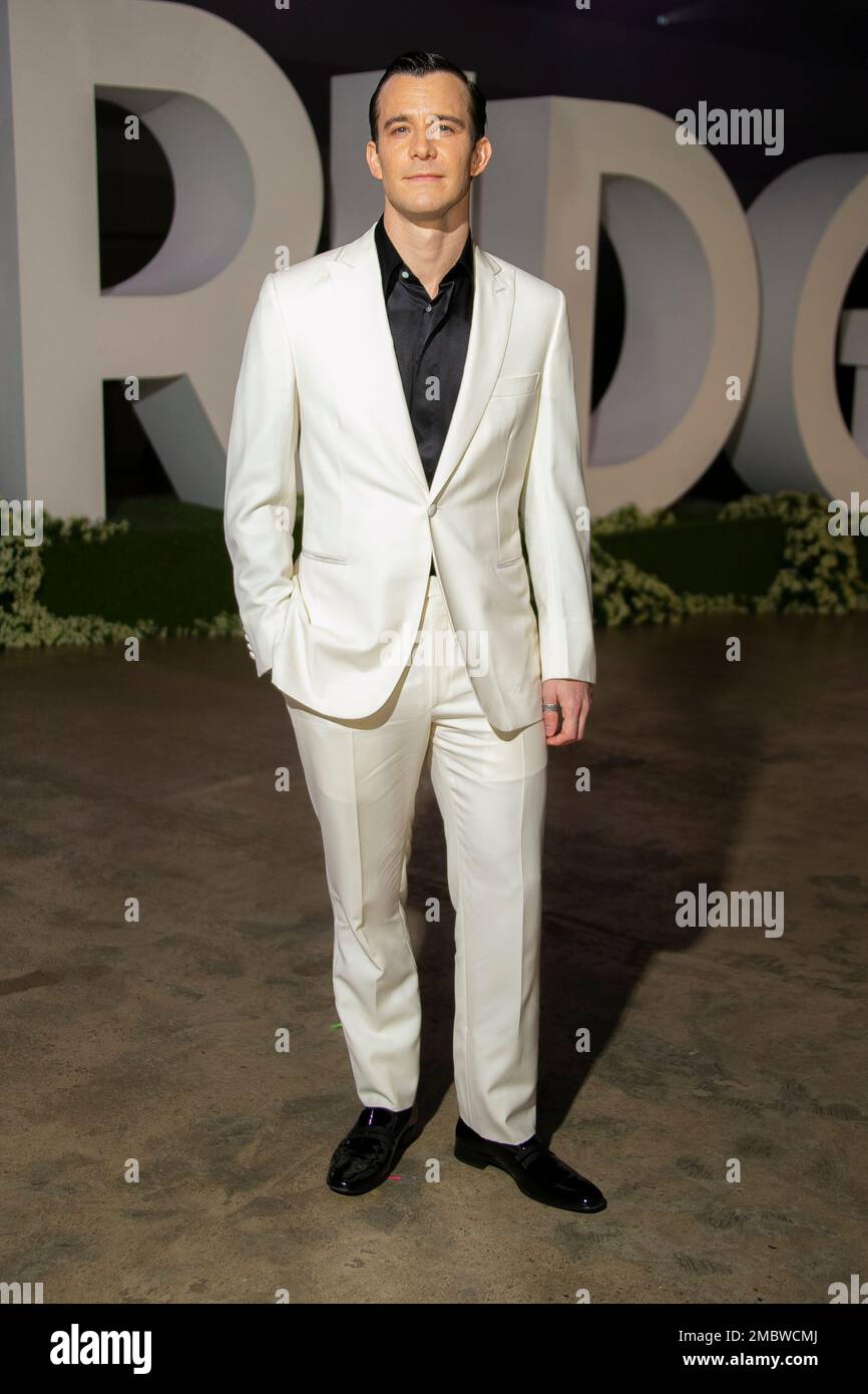 Luke Thompson poses for photographers upon arrival at the World ...