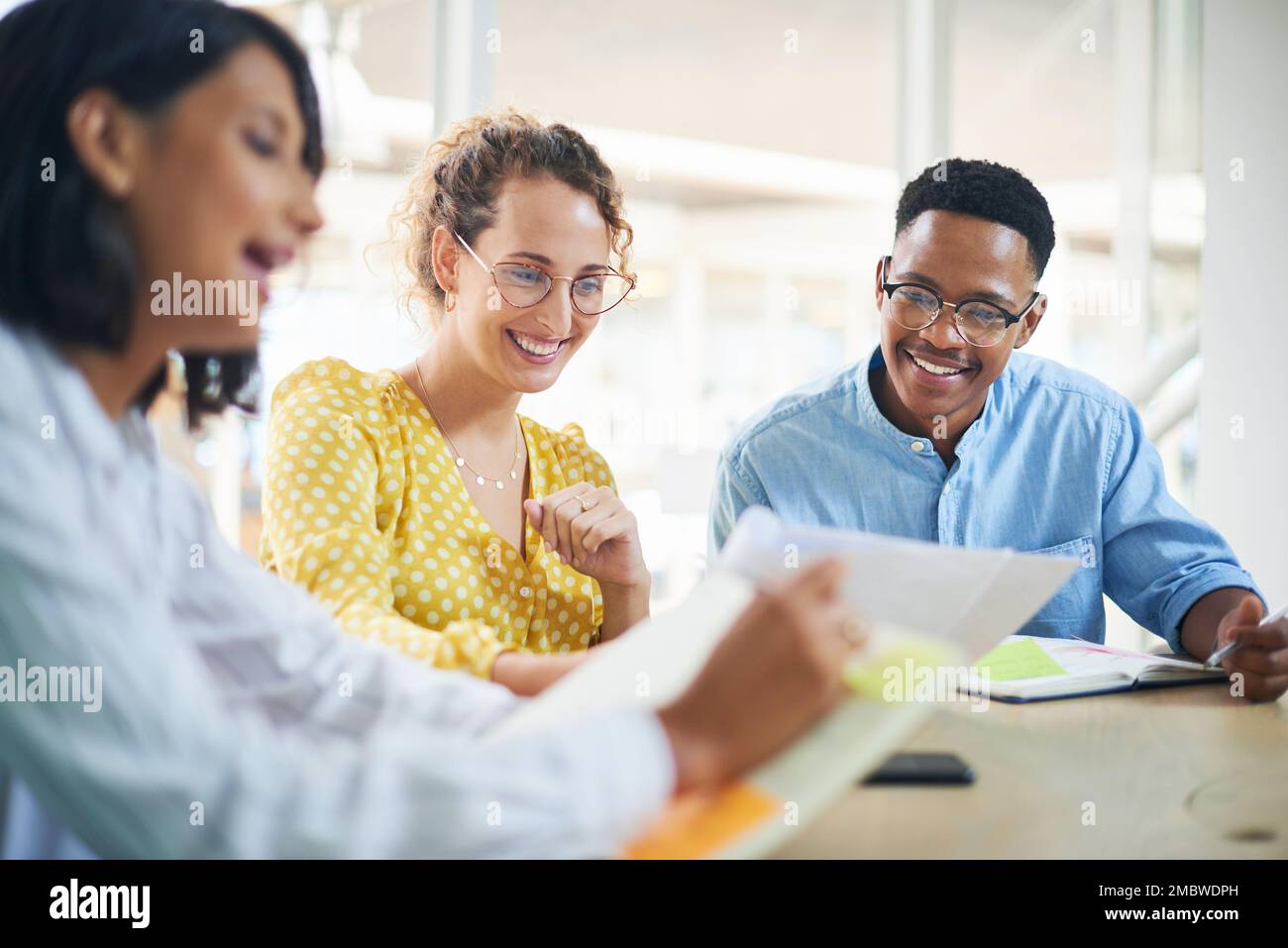 Lets kick off this meeting with some good news. a group of young ...