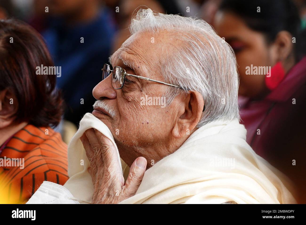 Jaipur, India. 20th Jan, 2023. Indian Poet, Lyricist Gulzar At The ...