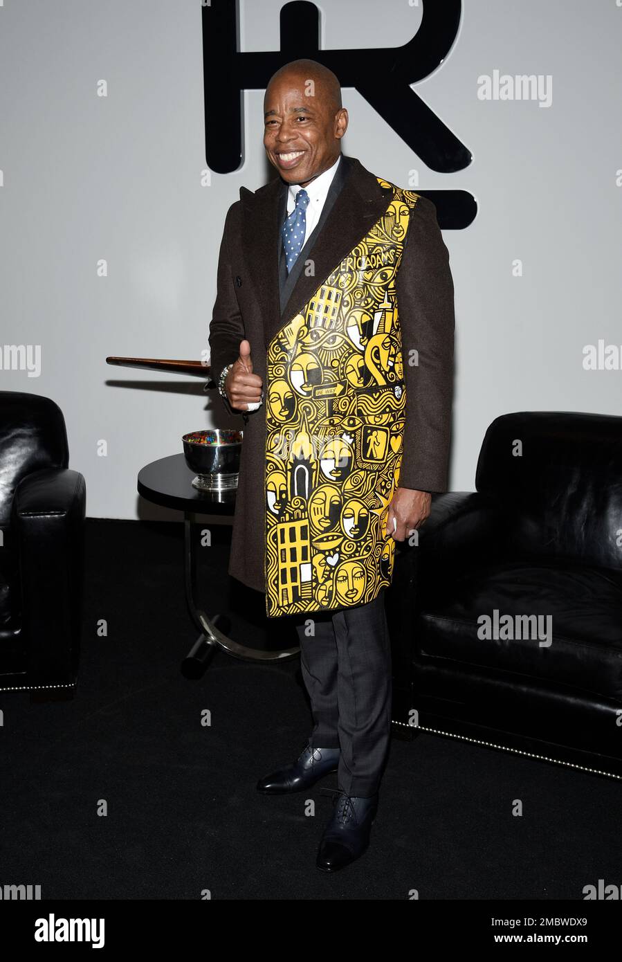 New York City Mayor Eric Adams attends the Ralph Lauren Fall/Winter ...