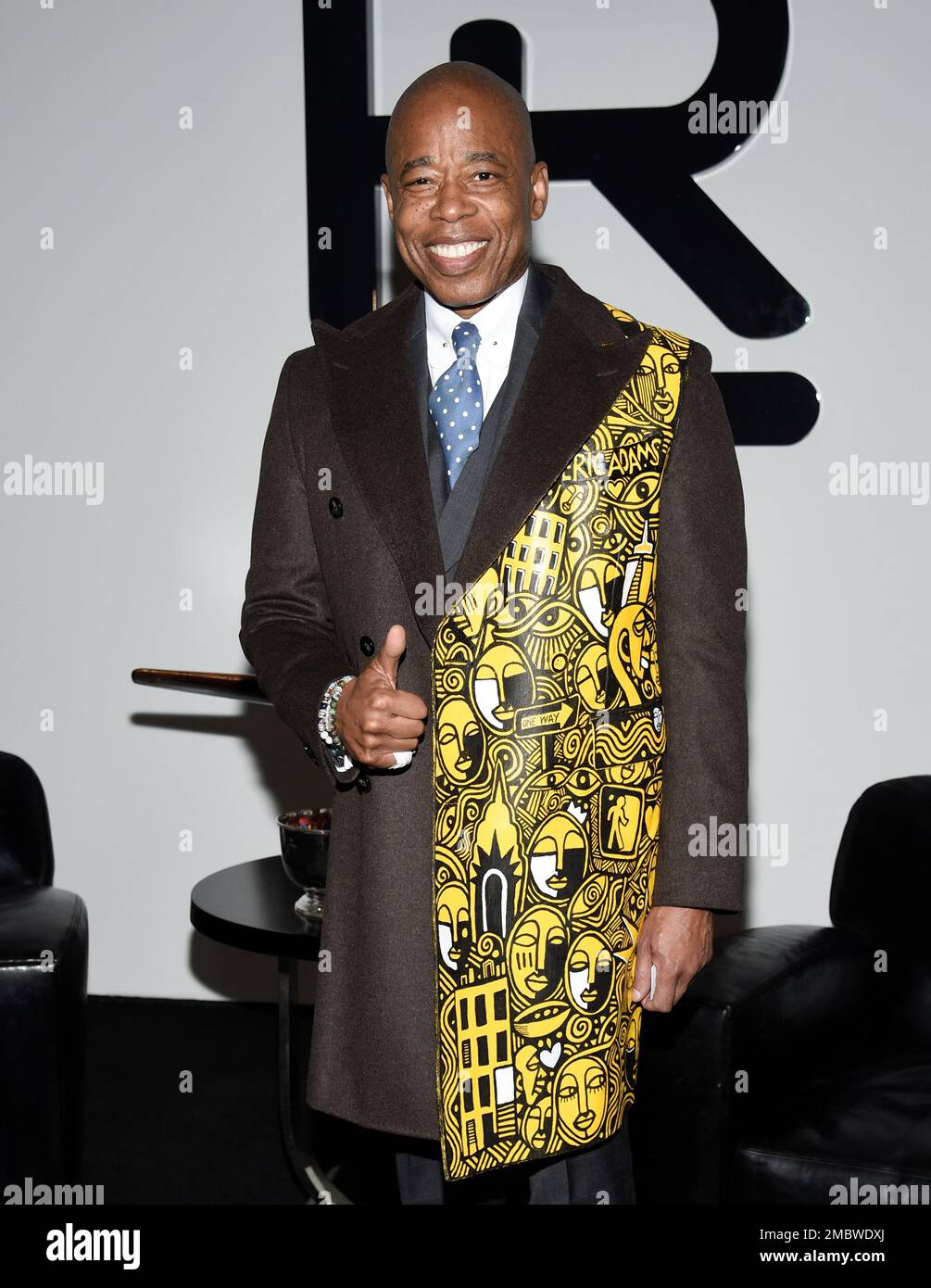 New York City Mayor Eric Adams attends the Ralph Lauren Fall/Winter ...
