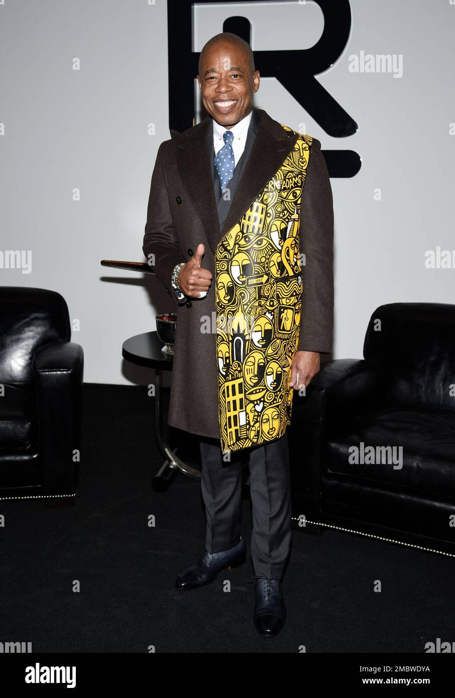 New York City Mayor Eric Adams attends the Ralph Lauren Fall/Winter ...
