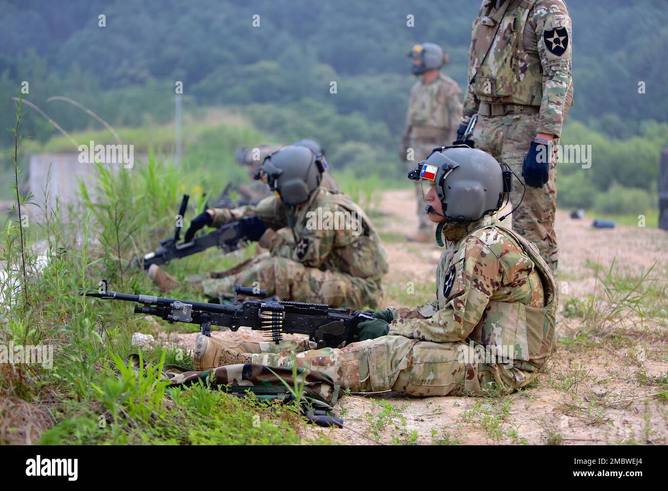 Soldiers from the 2nd battalion the light infantry hi-res stock ...