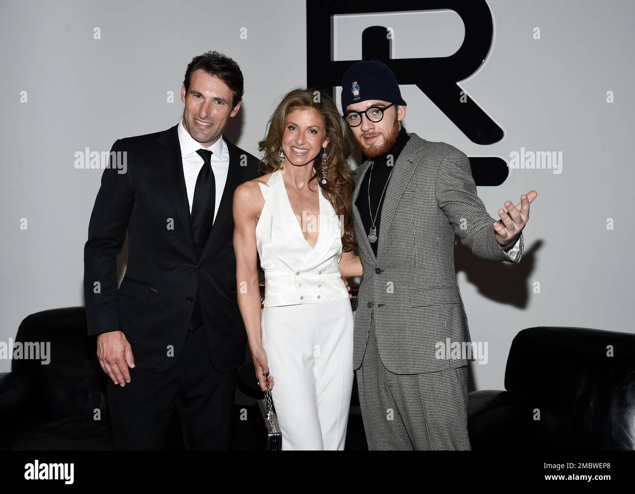 Paul Arrouet, left, Dylan Lauren and Angus Cloud attend the Ralph ...