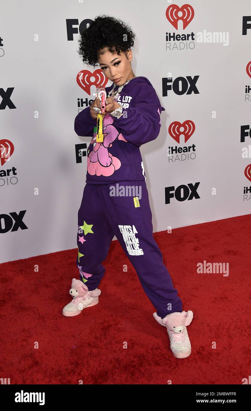 Coi Leray arrives at the iHeartRadio Music Awards on Tuesday, March 22 ...