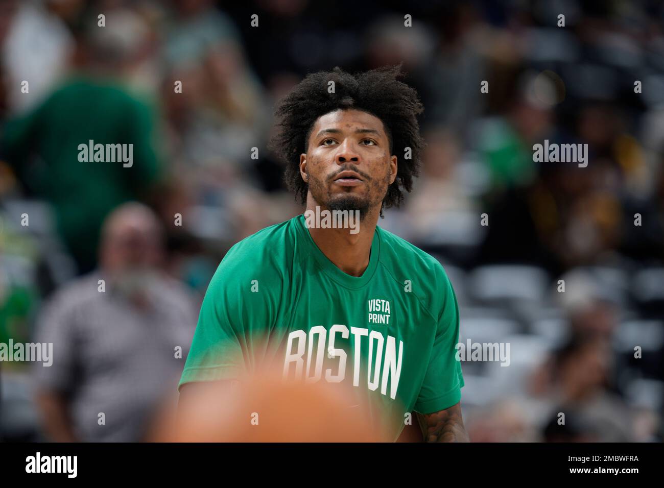Boston Celtics guard Marcus Smart (36) in the second half of an NBA ...