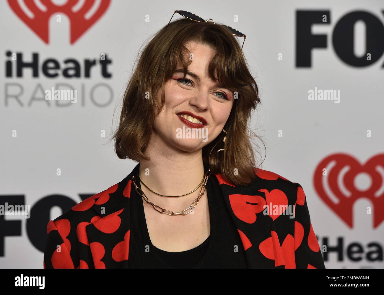 Ellie Dixon arrives at the iHeartRadio Music Awards on Tuesday, March ...