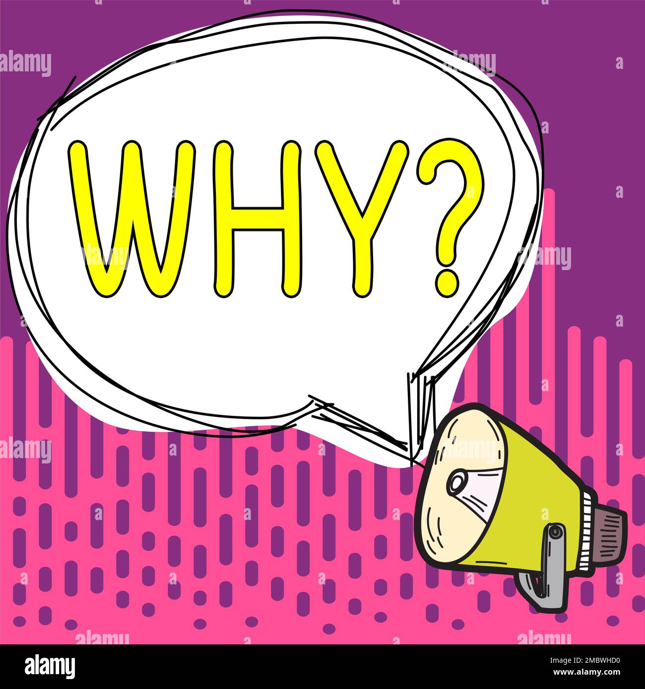 Sign displaying Why. Word Written on Asking for what reason and purpose ...