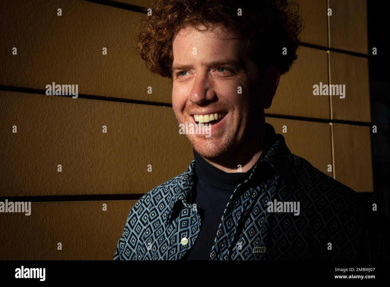 Scott Lazer poses for portrait photographs for the film 'West By God ...