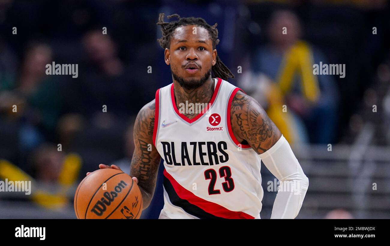 Portland Trail Blazers guard Ben McLemore (23) plays against the ...