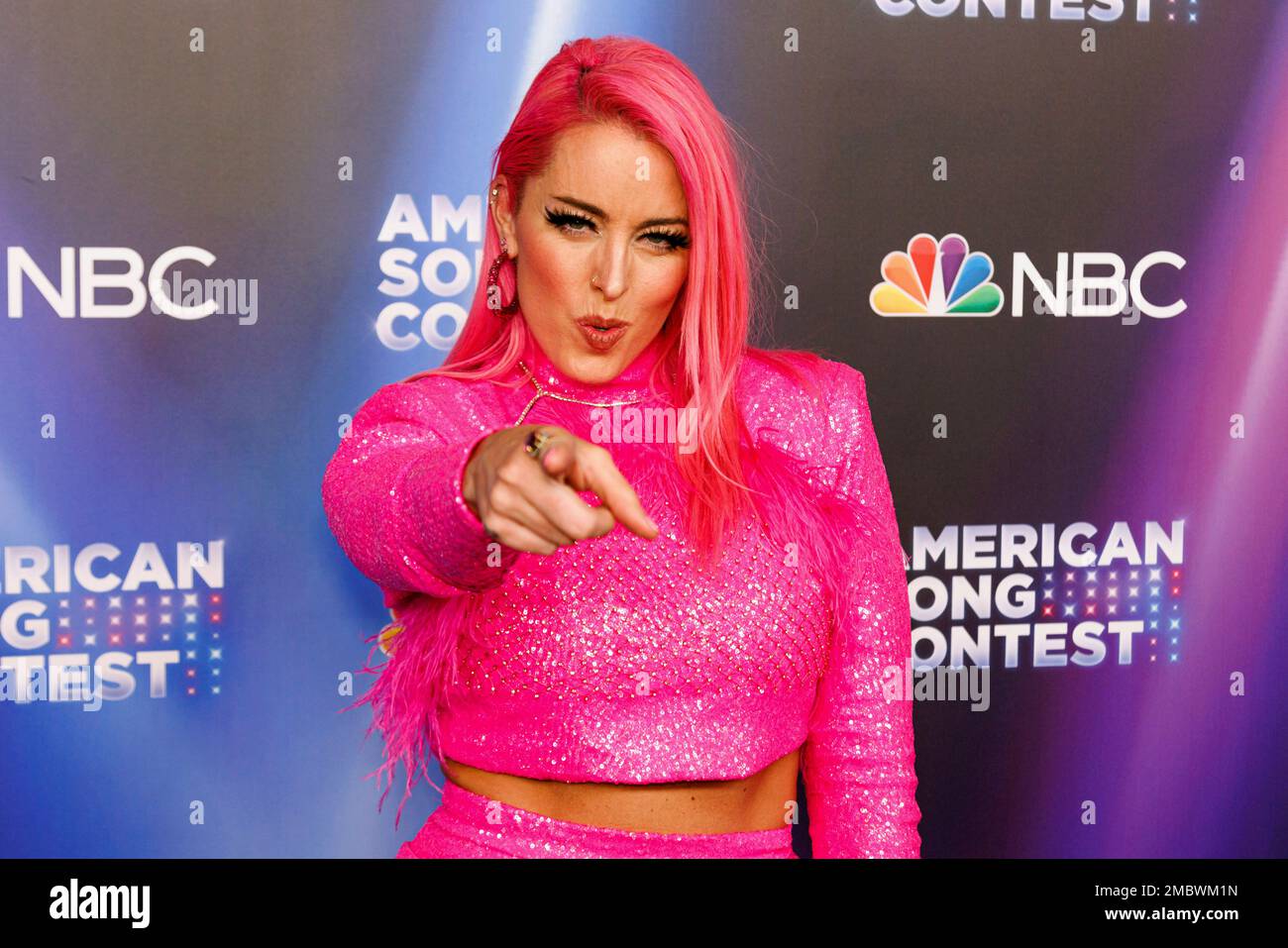 Alisabeth Von Presley arrives at the series premiere of "American Song ...