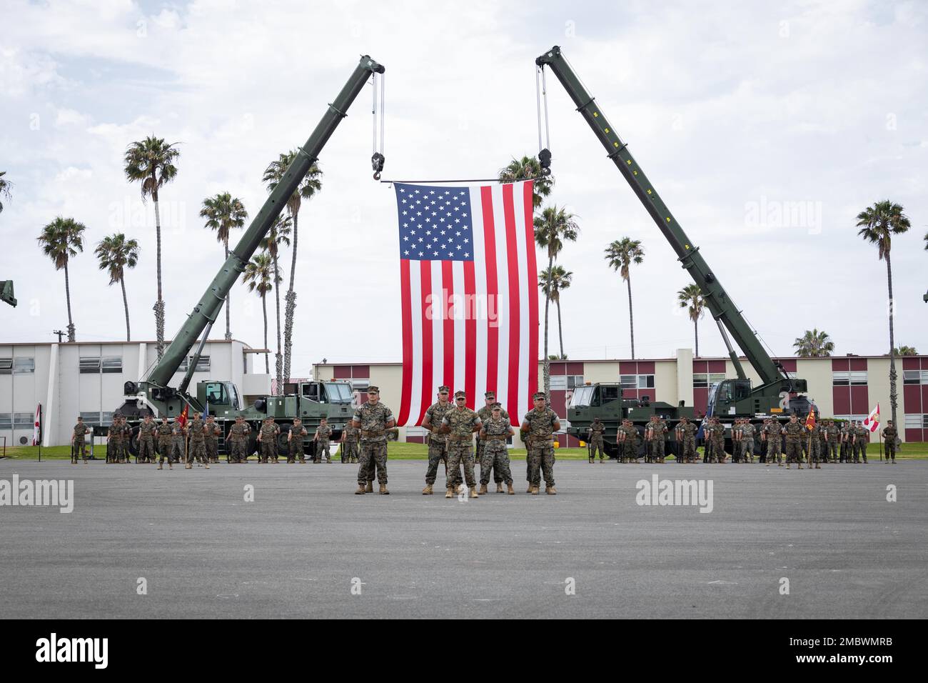 U.S. Marines with 1st Landing Support Battalion, 1st Marine Logistics ...