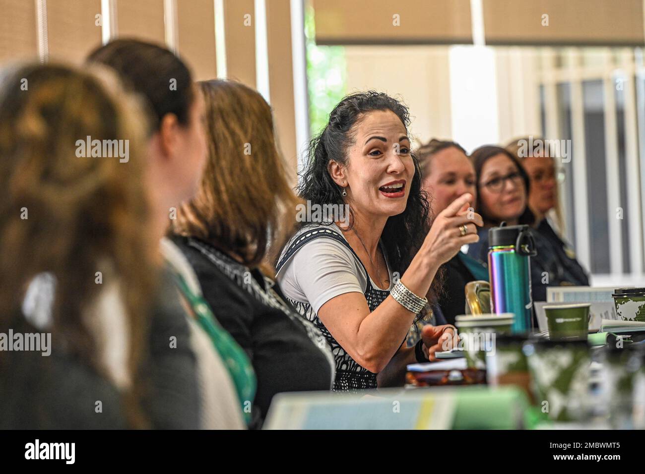 Dr. Doniel Wolfe, Pacific Air Forces senior spouse mentor and wife of U ...