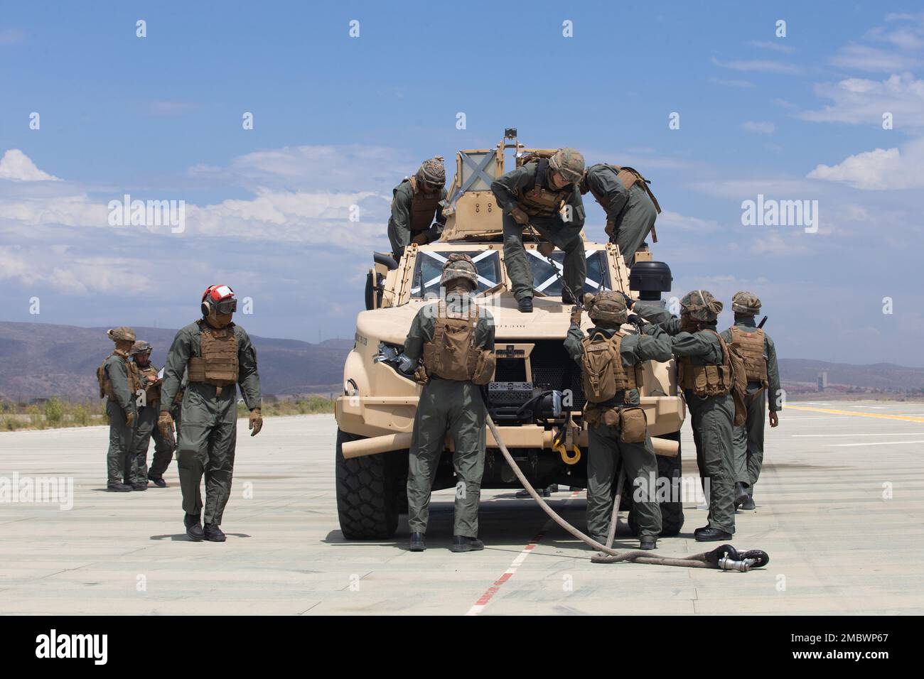 U.S. Marines with Combat Logistics Battalion 13, 13th Marine ...