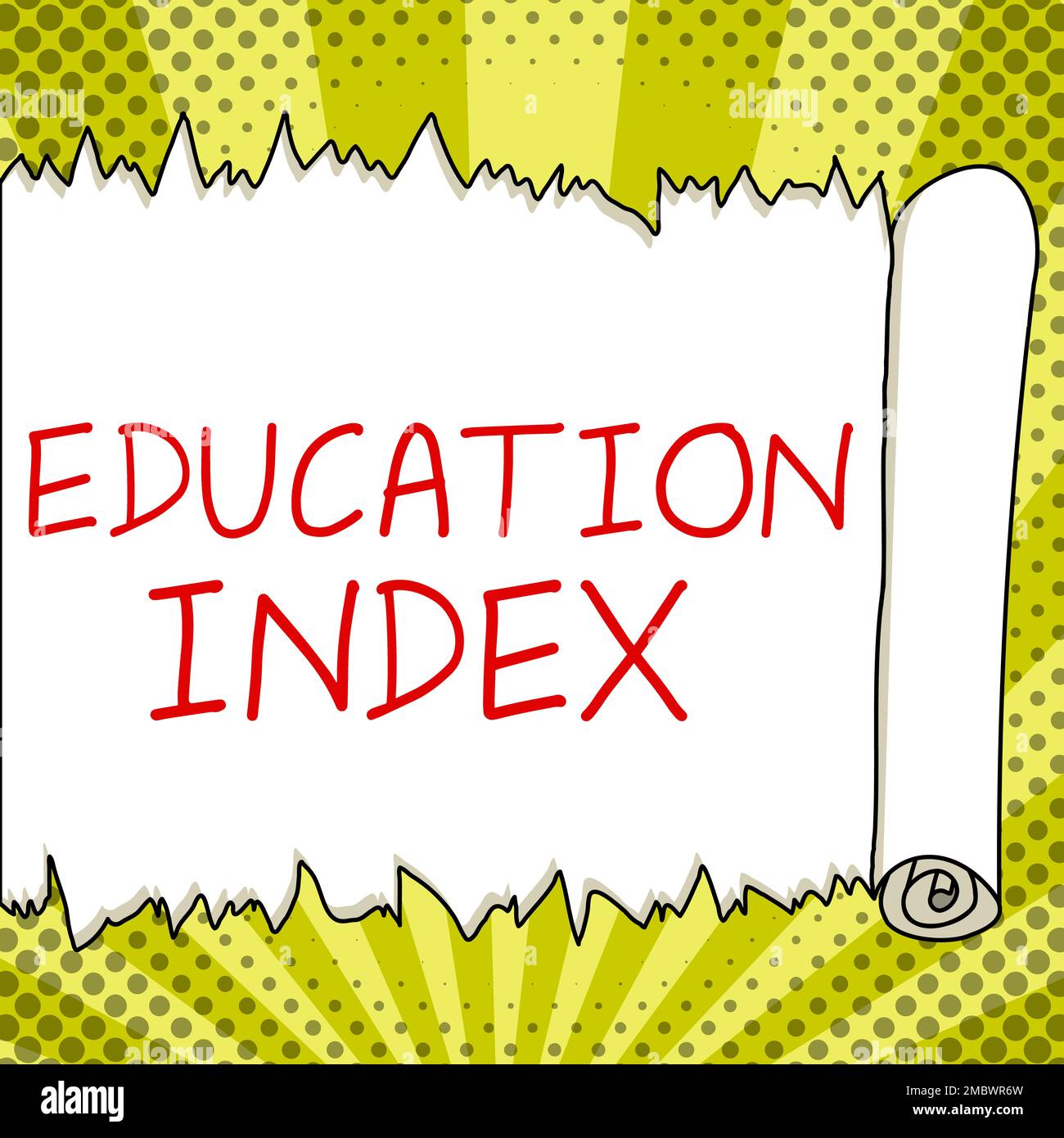 Hand writing sign Education Index. Concept meaning aiming to meet ...