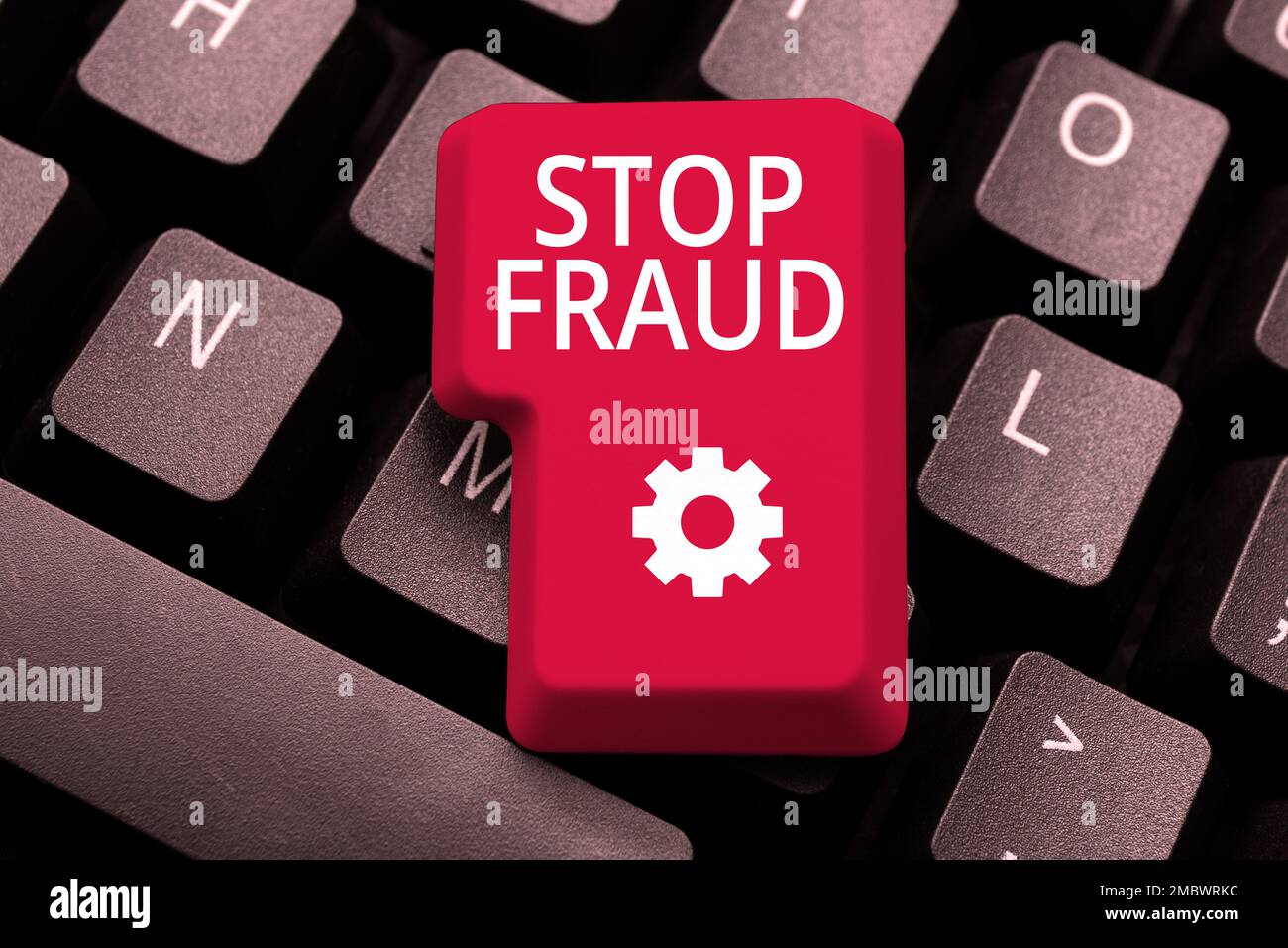 Hand writing sign Stop Fraud. Business approach campaign advices people ...