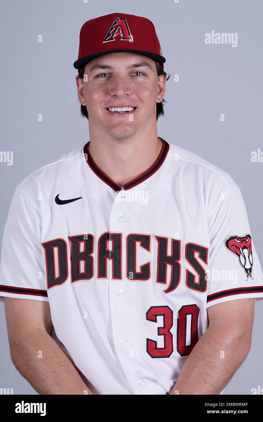 This is a 2022 photo of Jake McCarthy of the Arizona Diamondbacks ...