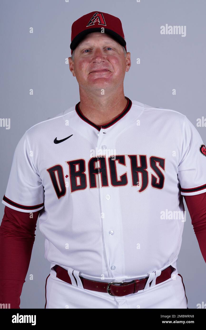 This is a 2022 photo of coach Dan Carlson of the Arizona Diamondbacks ...