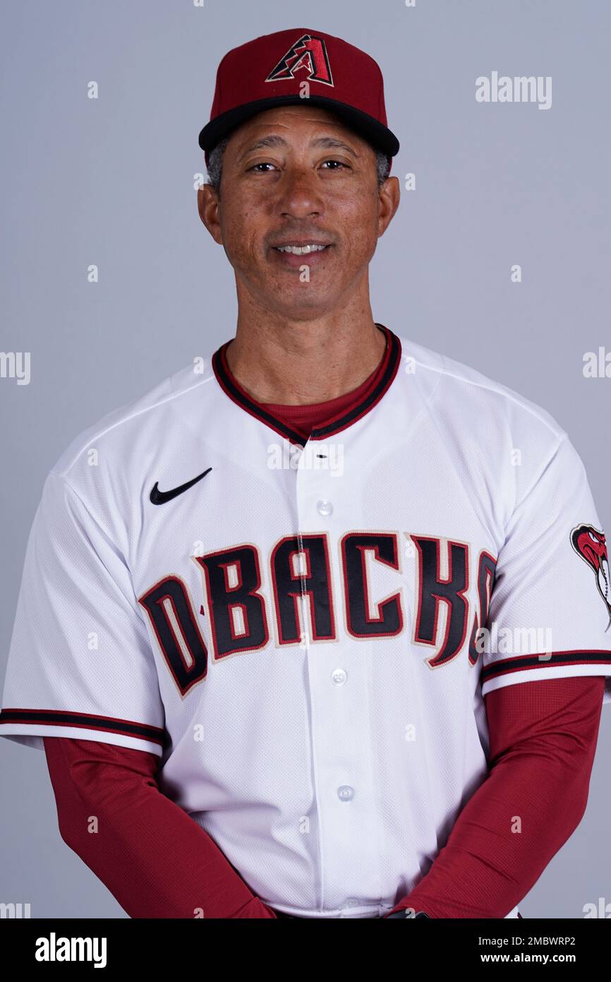This is a 2022 photo of coach Damion Easley of the Arizona Diamondbacks ...