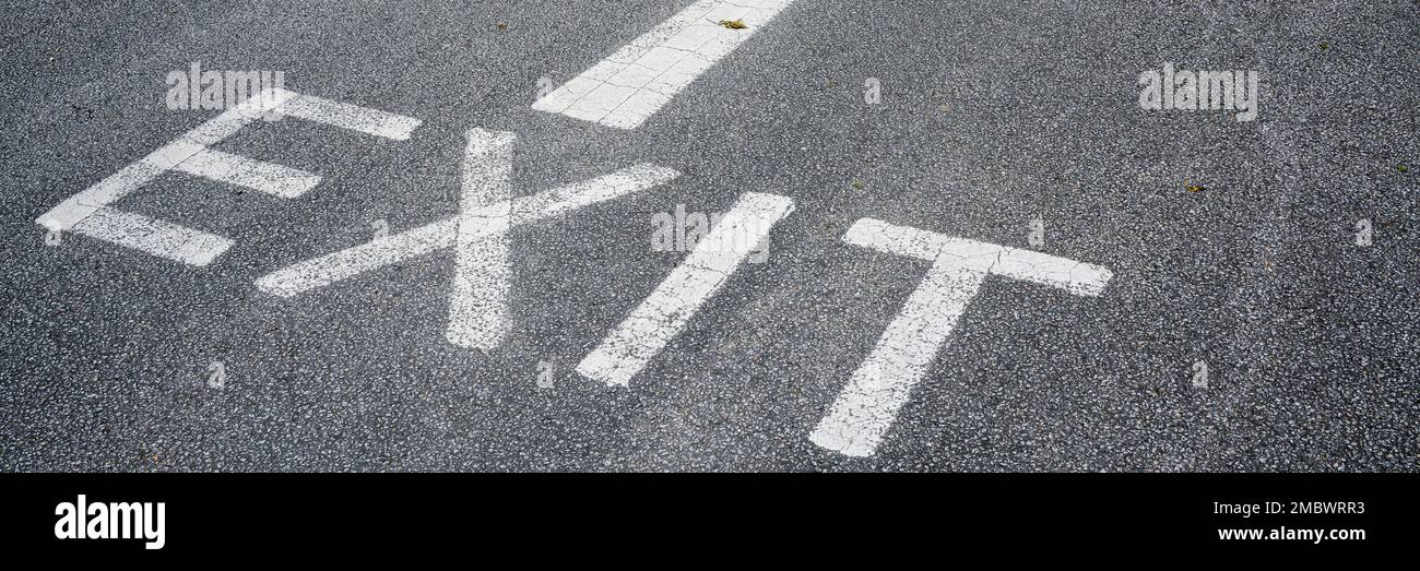 Exit slip hi-res stock photography and images - Alamy