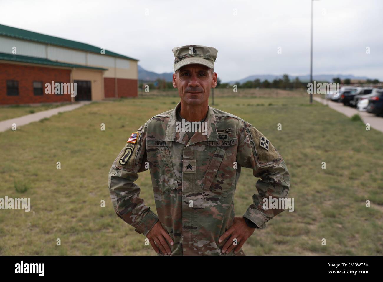 Sgt. Ivaylo Benov, an infantryman from the 1st Battalion, 38th Infantry ...