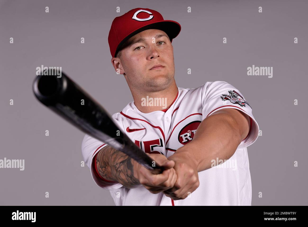 This is a 2022 photo of Nick Senzel of the Cincinnati Reds baseball ...