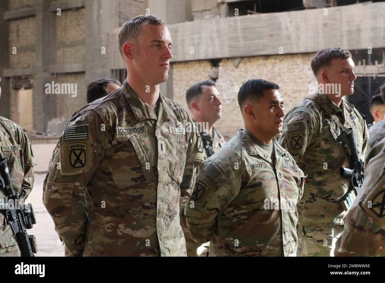 U.S. Soldiers assigned to Task Force Santiago, a task force of Combined ...
