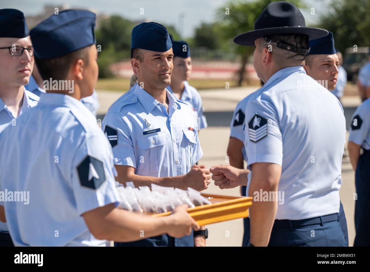 U.S. Space Force Tech Sgt. Oscar Llamas, Military Training Instructor ...