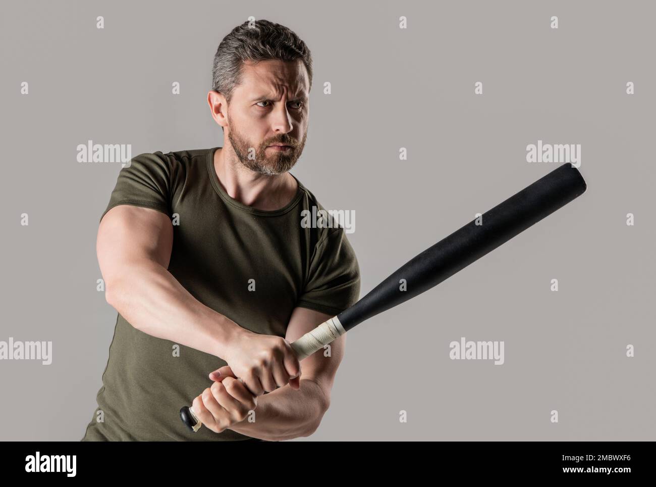 Angry man baseball bat hitting hi-res stock photography and images - Alamy