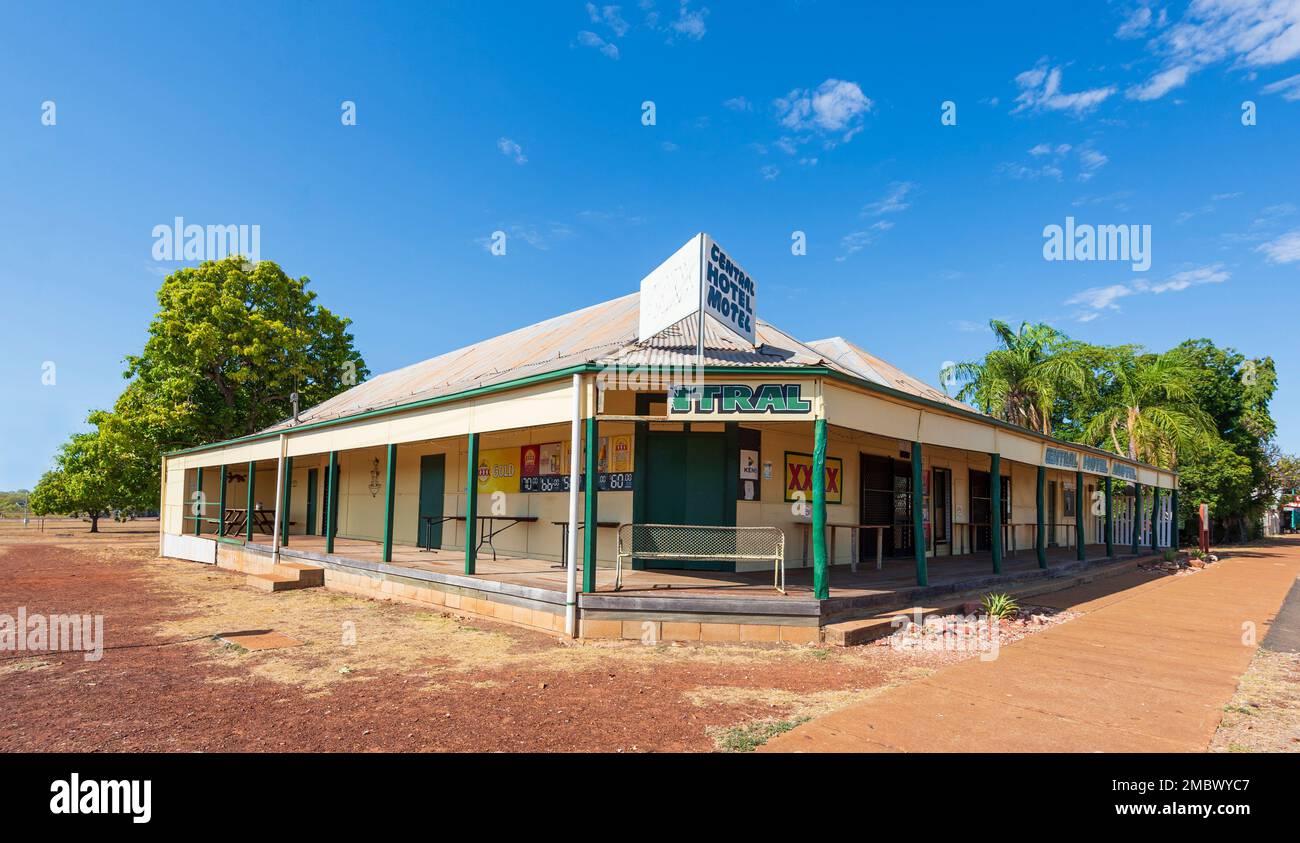 Old Central Hotel Motel pub in Normanton, a small town in the Gulf of ...